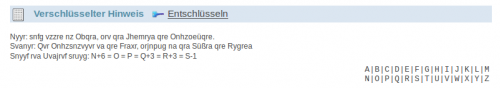 Caesar-Verschlüsselung – Opencaching-Wiki